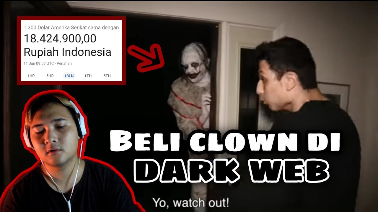 "FRIENDLY" CLOWN! But creepy, DARK WEB | Reaction. - YouTube
