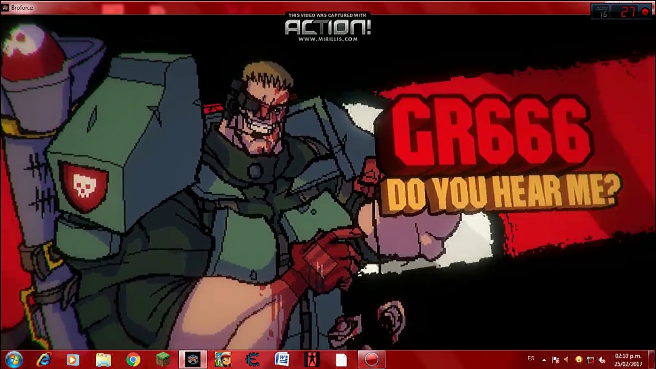 Destrosando A CR666 El Muerto Viviente ;V Broforce - YouTube