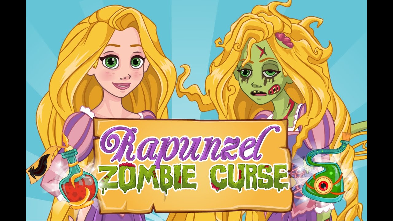 Rapunzel Video Game - Rapunzel Zombie Curse - Enjoydressup.com - YouTube