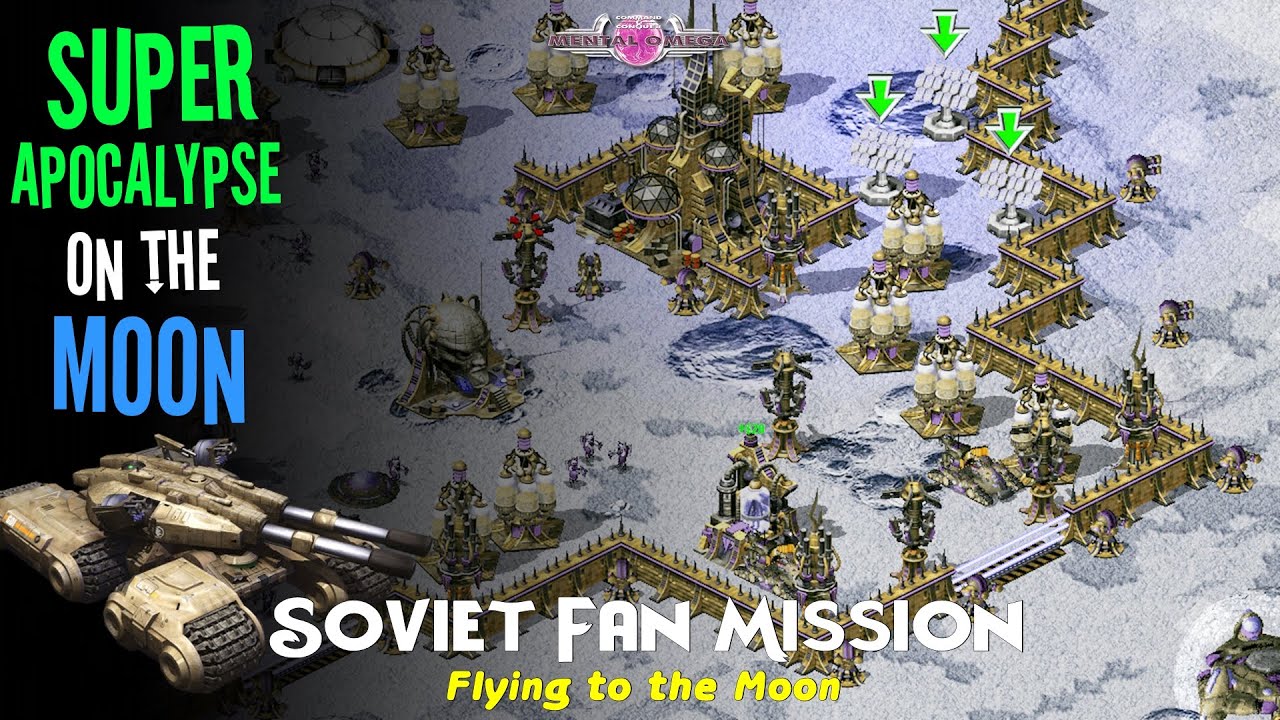Red Alert 2 | Mental Omega - Soviet Fan Mission - Flying to the Moon ...