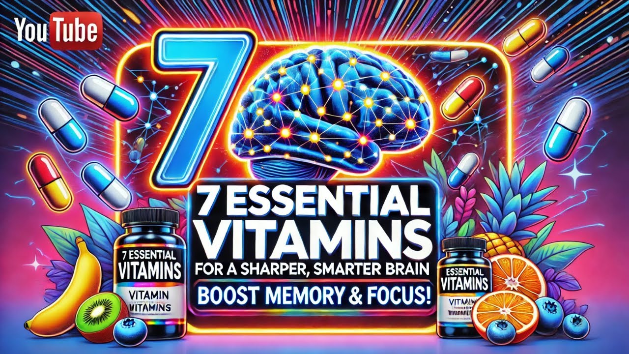 7 Essential Vitamins for a Sharper, Smarter Brain 🧠 (Boost Memory ...