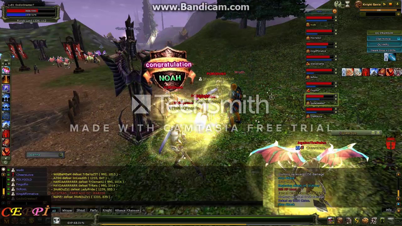 Knight Battle priest Frag Kasma Cz showww - YouTube