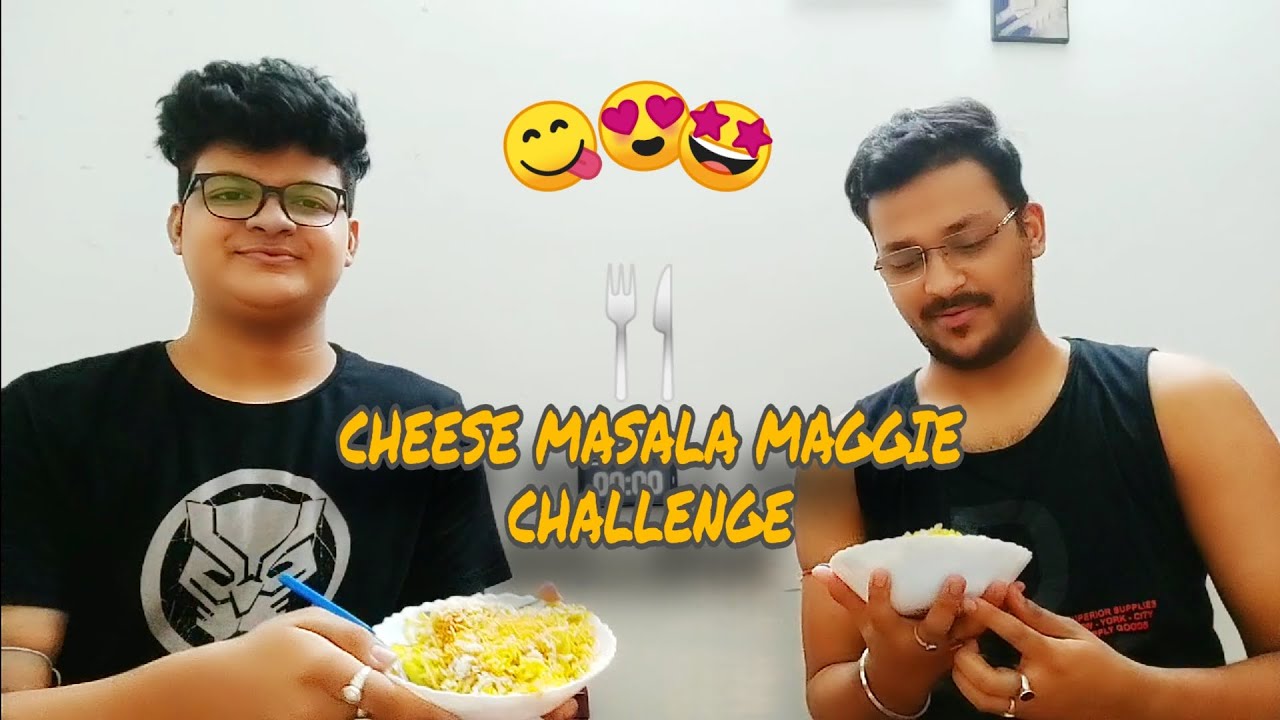 CHEESE MASALA MAGGIE EATING CHALLENGE | Maggie Challenge | Food Eating ...