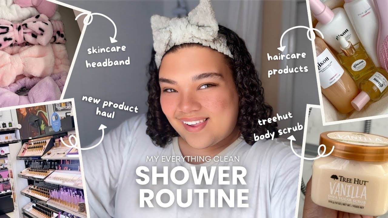 my clean girl shower routine 🧖🏽‍♀️ | new products, self care & good ...