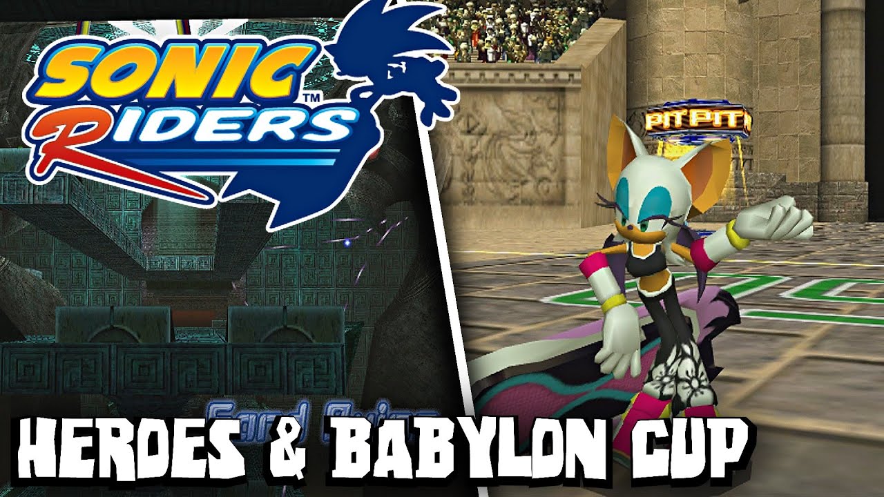 Sonic Riders - World Grand Prix: Heroes Cup & Babylon Cup (Rouge The ...