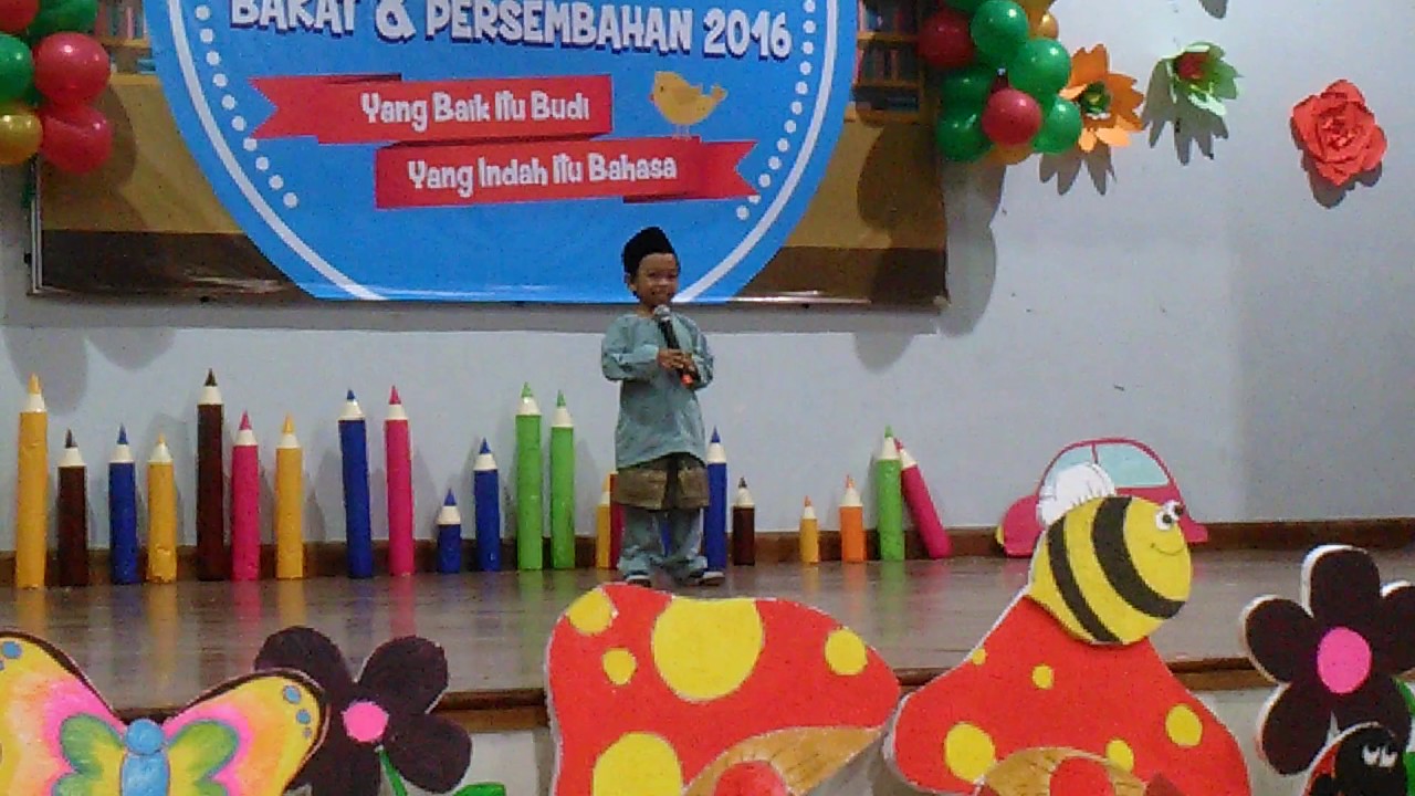 Penyajak cilik 'Alamku' 5 years old - YouTube