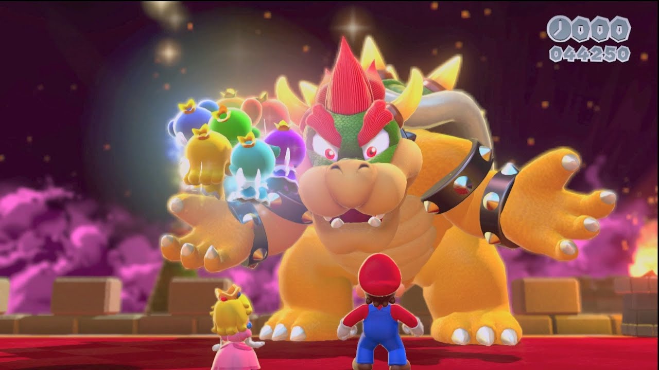 Super Mario 3D World (Wii U) - 16 - The End? - YouTube