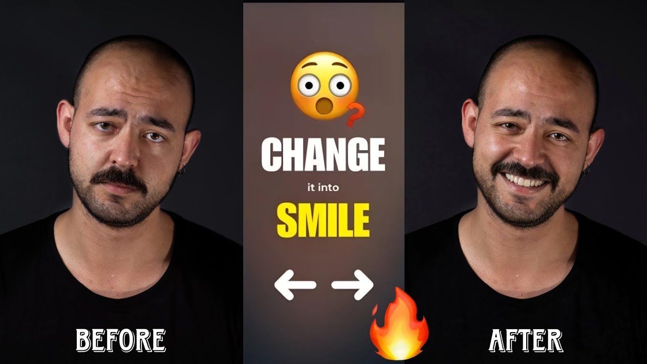 Normal Face to Smile Face Photo Editing | Smile Photo Editing | Face ...