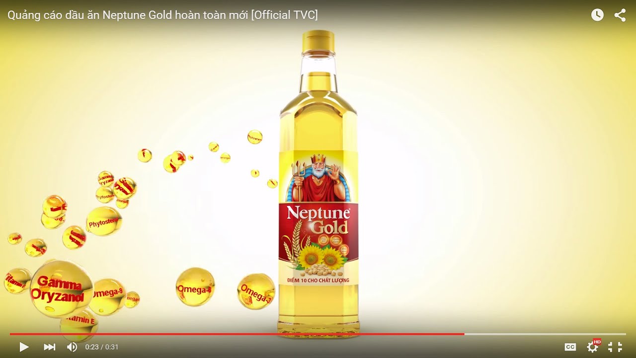 Quảng cáo dầu ăn Neptune Gold hoàn toàn mới [Official TVC] - YouTube