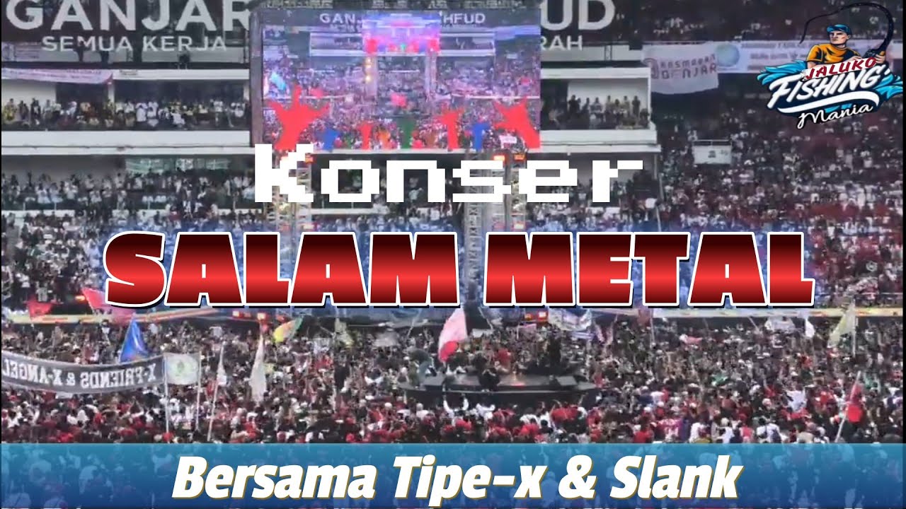 Konser Salam metal🤟bersama TIPE-X dan SLANK#StadionGBK#GAMA03#jaluko ...