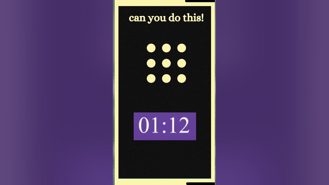 Can You Connect 9 Dots Using Only 4 Straight Lines shorts youtube can-you-connect-9-dots-using-only-4-straight-lines-shorts-youtube