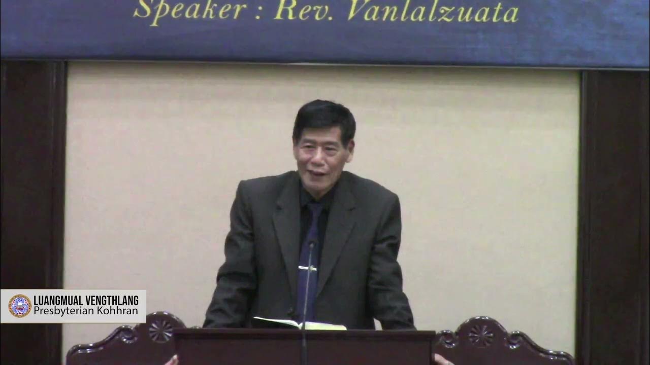 Rev. Vanlalzuata \ Crusade Sermon - 5 “Thlamuanna” \ Luangmual Vengthlang Kohhran - YouTube
