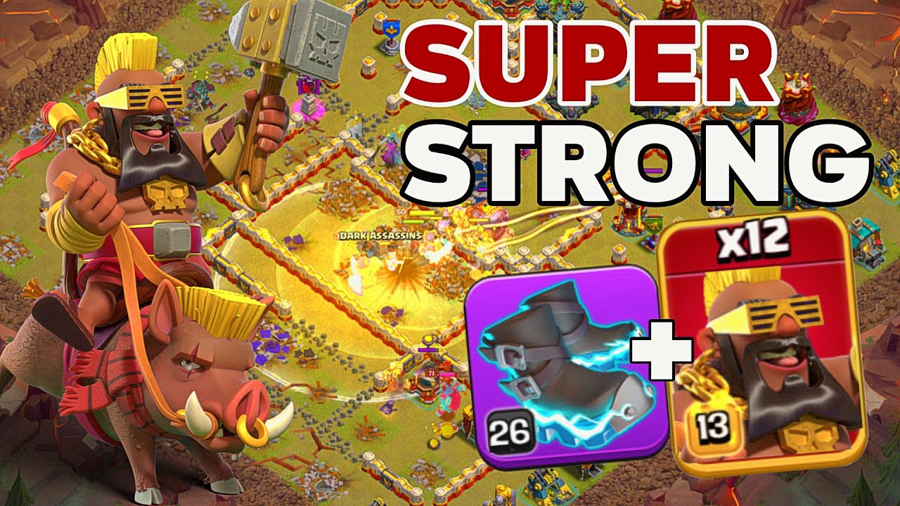 Super Strong TH17 Super Hog Rider War + Legend League Attacks! - YouTube