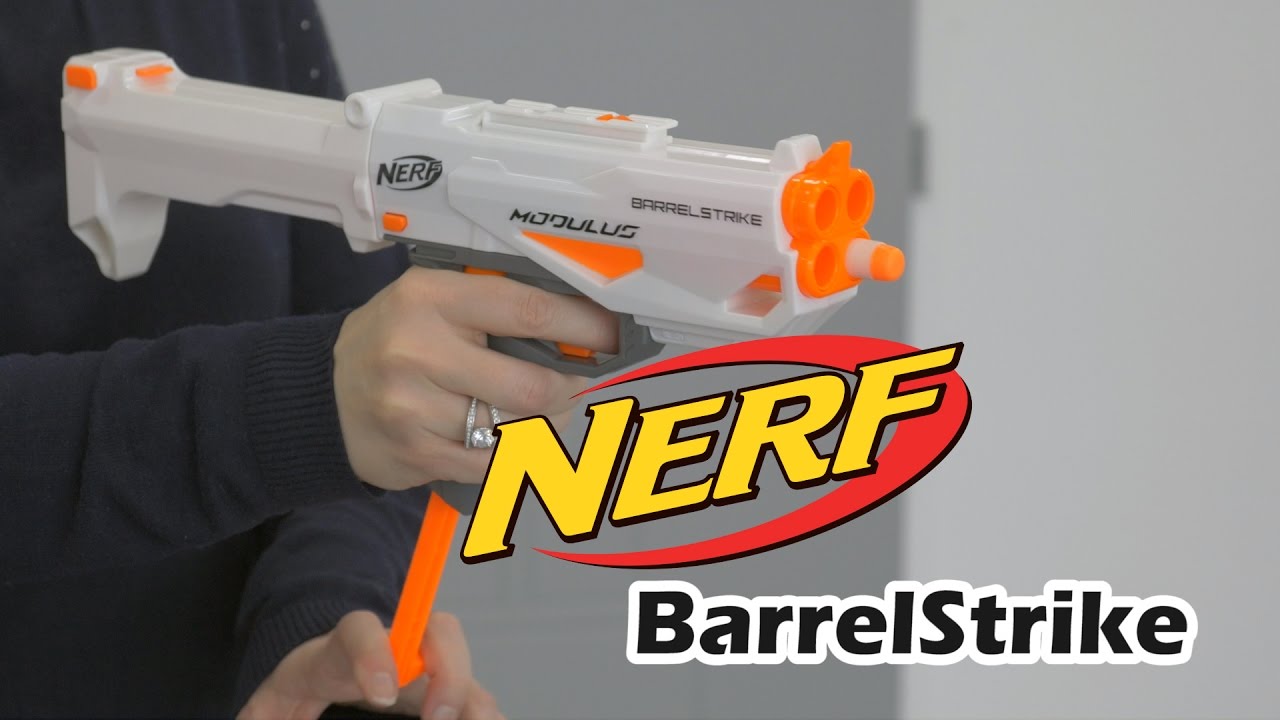 Nerf BarrelStrike - Démo de l'extension Modulus en français HD FR - YouTube