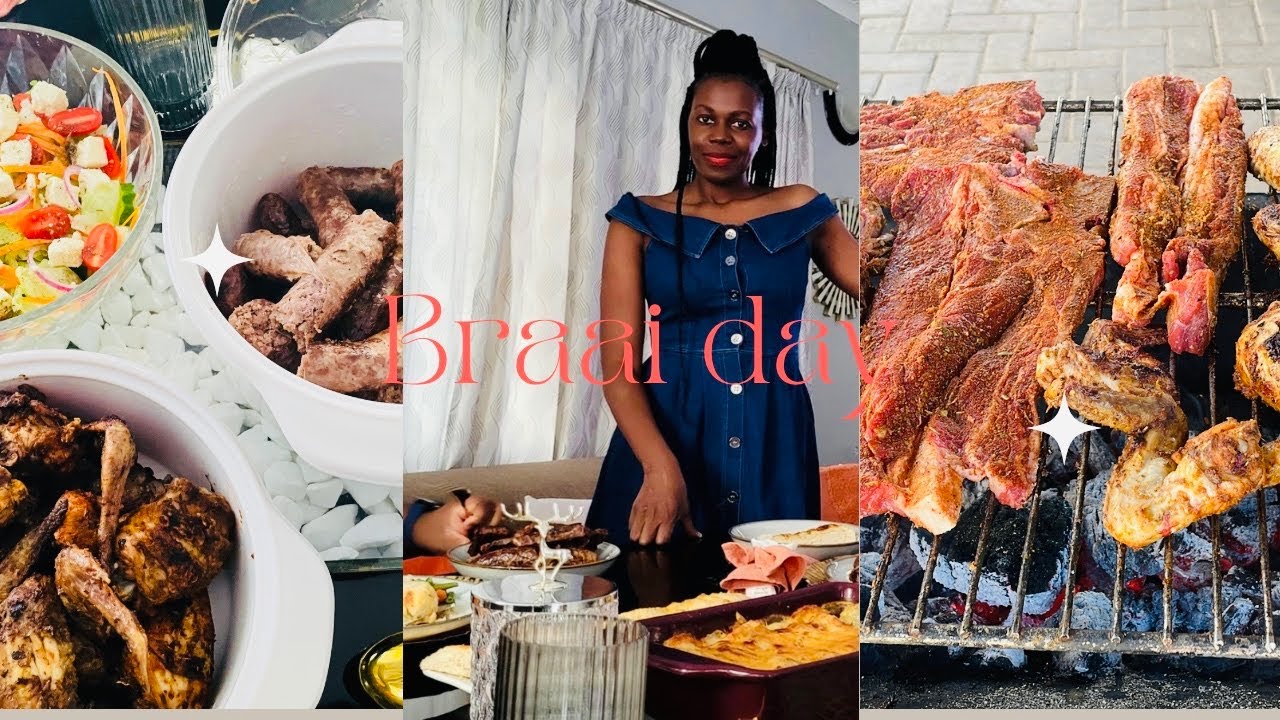BRAAI DAY || WEEKEND BRAAI || BBQ / SHISANYAMA || BRAAI WITH ME | South ...