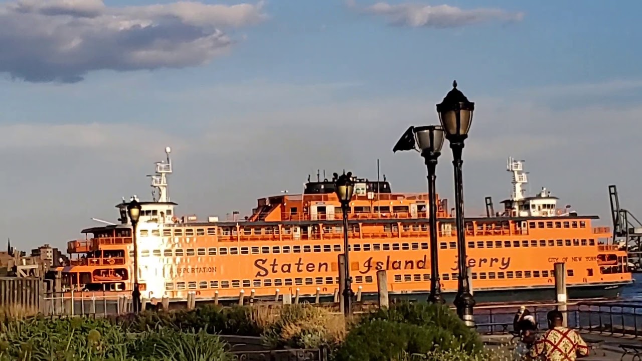 Statan Island Ferry from Battery Park, New York - YouTube
