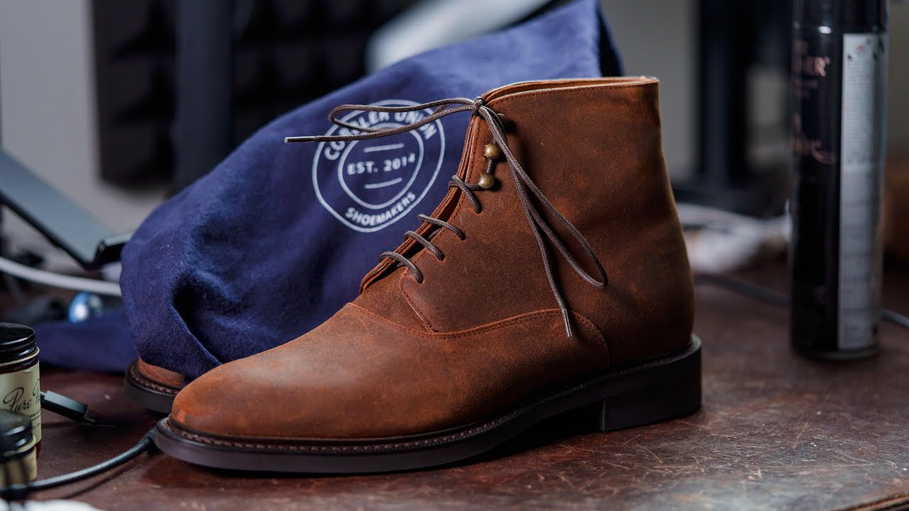 Unboxing Cobbler Union Boot in Waxed Suede - Charles Goodyear Welted ...
