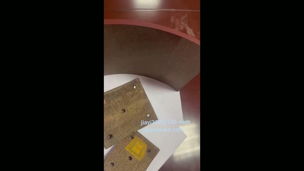 YWZ5-500、YWZ5-630、YWZ5-710 Drum Brake padsYWZ5-800、YWZ8-200、YWZ8-300 YWZ8-400、YWZ8-500、YWZ8-600 ...