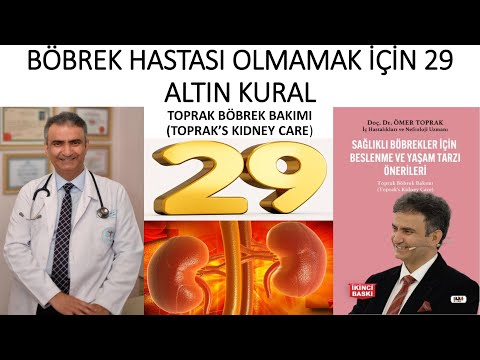 BÖBREK HASTASI OLMAMAK İÇİN 29 ALTIN KURAL