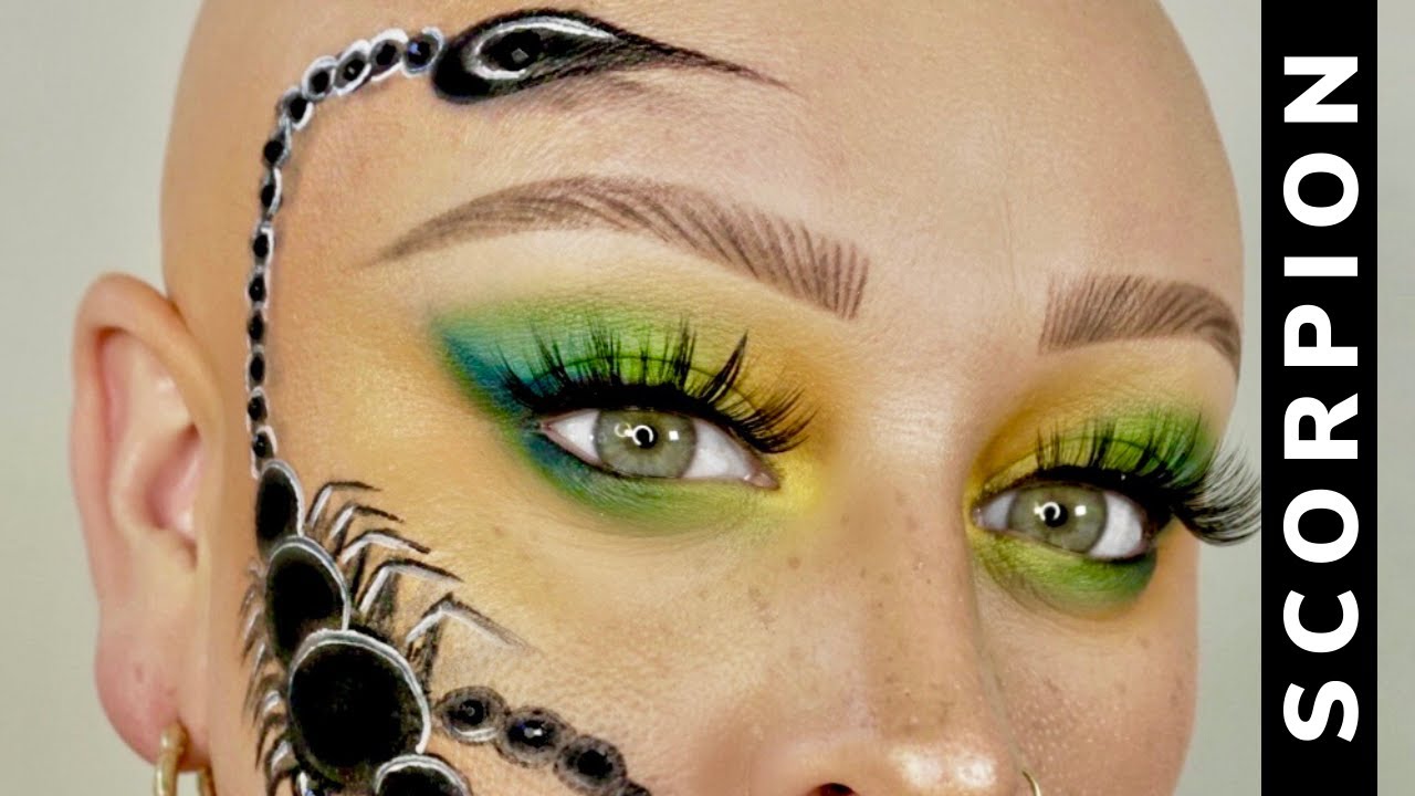 SCORPION MAKEUP TUTORIAL! - YouTube