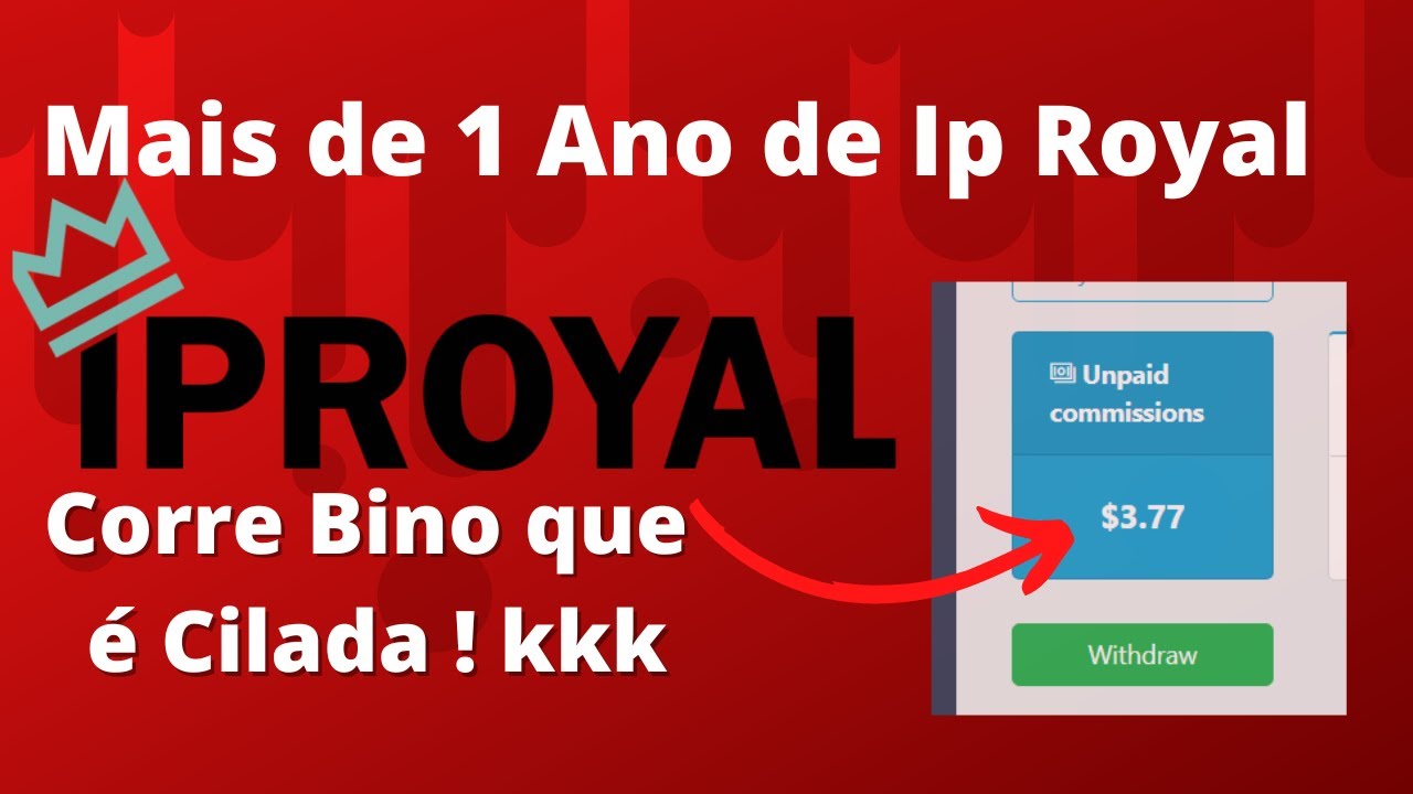 Ip Royal Mais de um ano e veja quanto está meu saldo para Saque. - YouTube