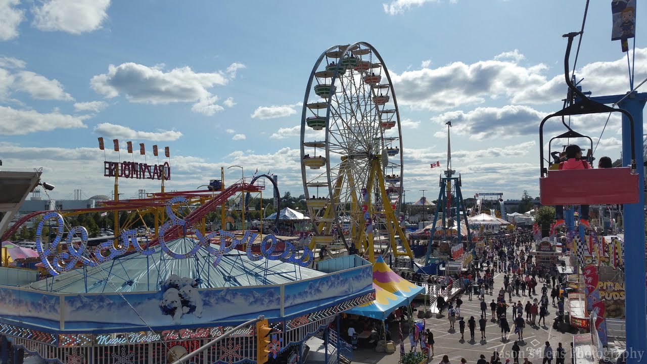 CNE 2017 Sky Ride Aerial View - YouTube