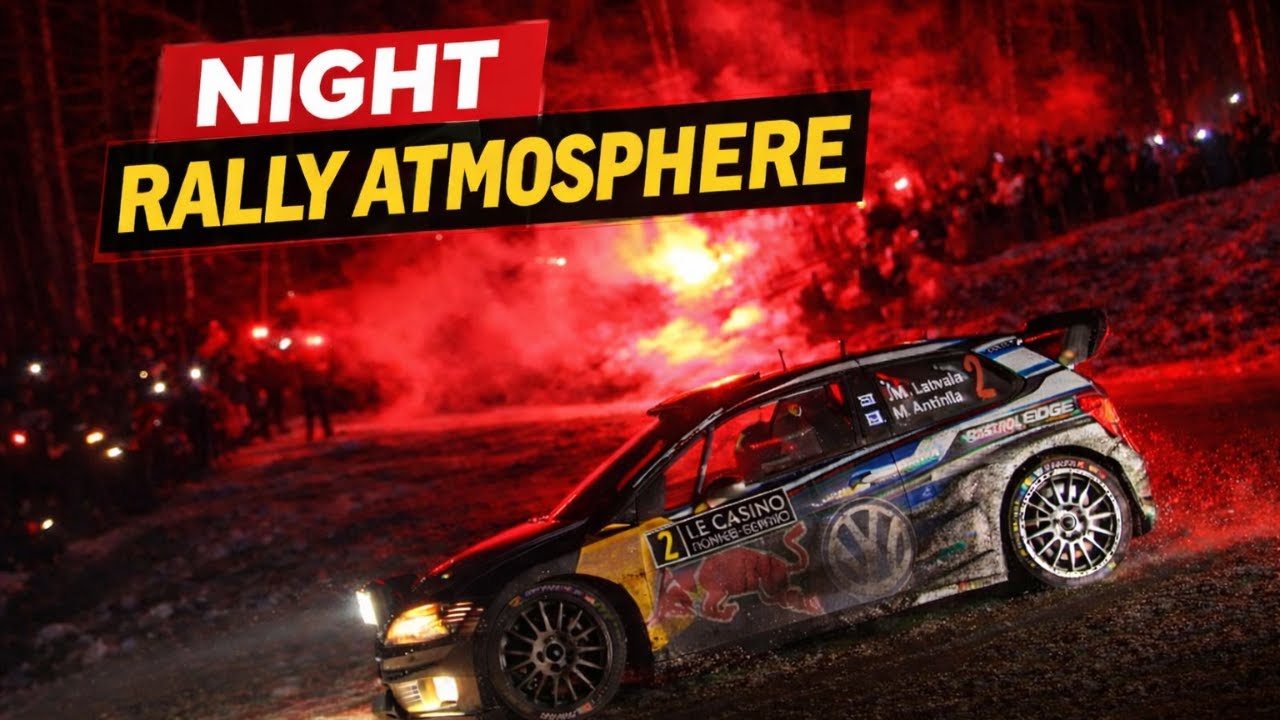 INSANE Night Rally Moments 🔥 Lights, Flares & Flat-Out Action - YouTube
