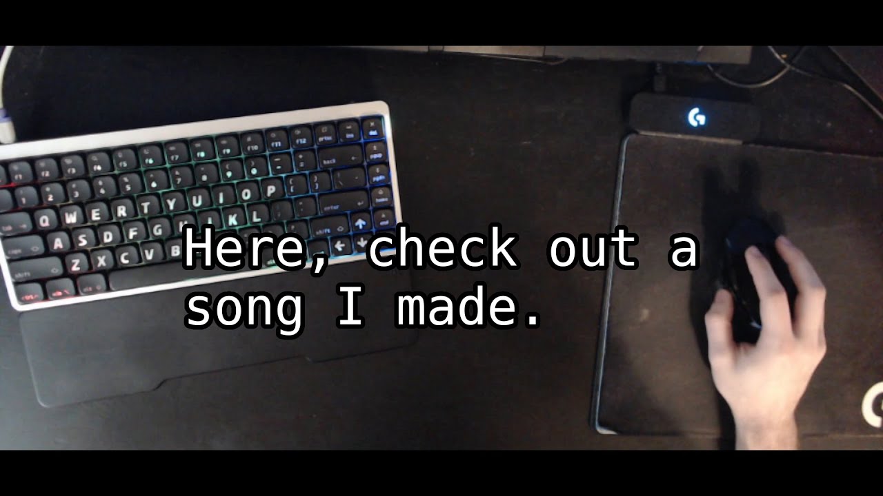 Here, check out a song I made. - YouTube