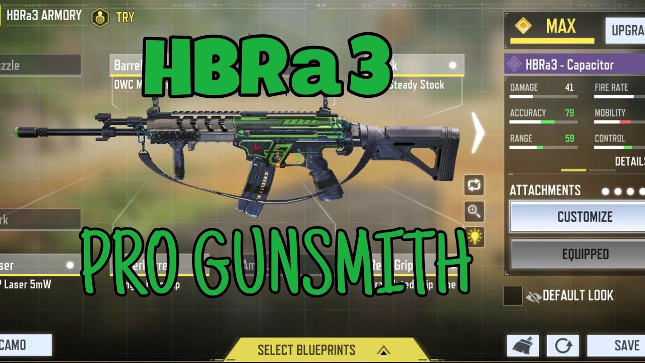HBRa3 best gunsmith || HBRa3 gunsmith like legendary || HBRa3 pro ...