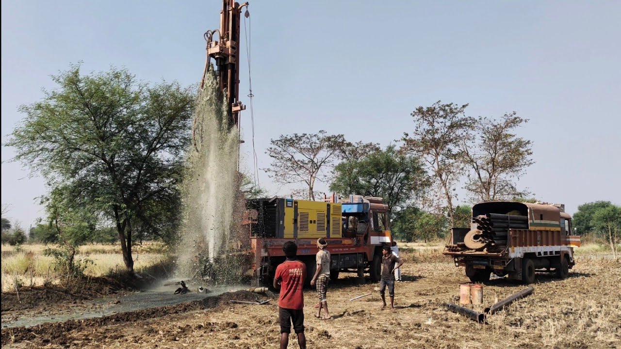 Borewell Drilling From Village | 100 Feet Depth 10Hp Water | Borewell ...