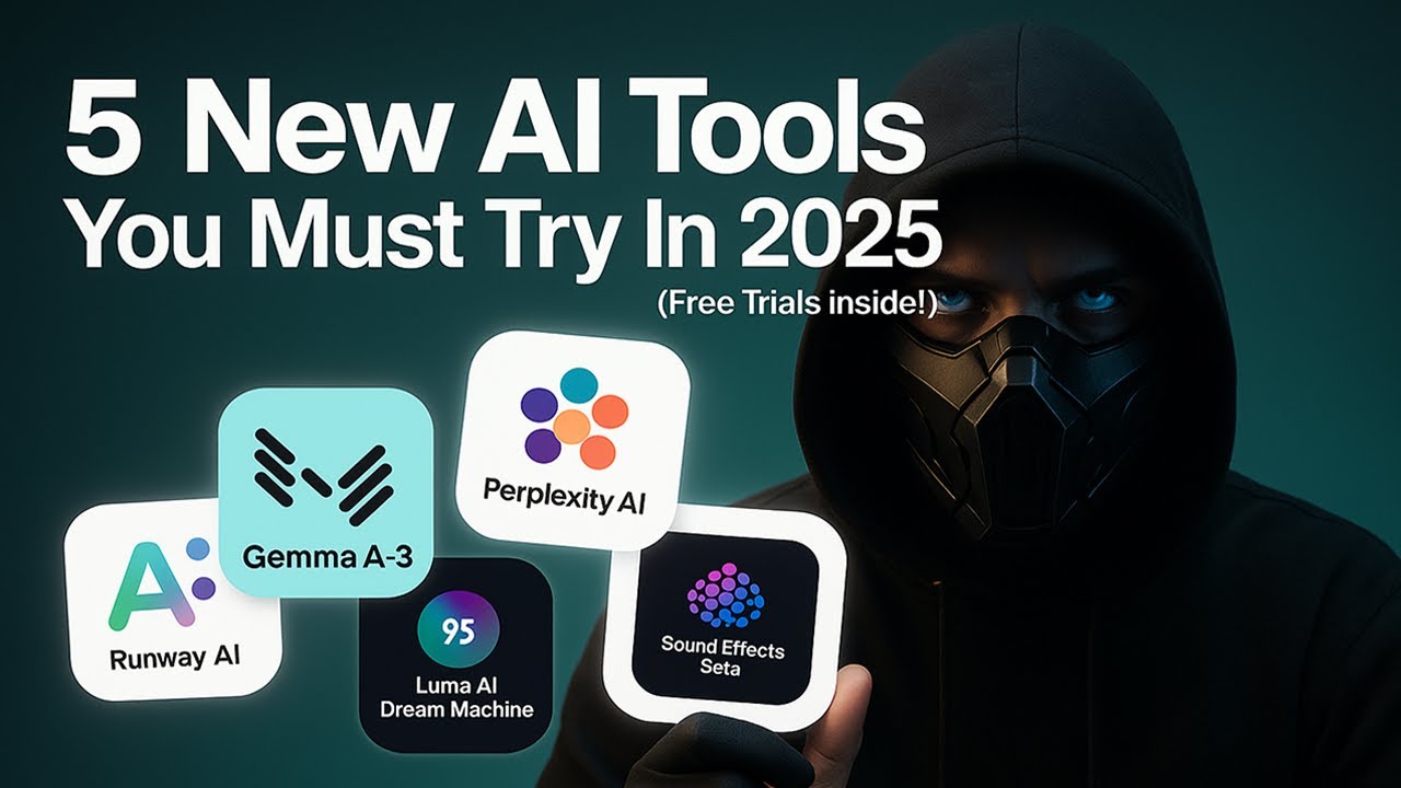 5 NEW AI Tools You MUST Try in 2025 (Free Trials Inside!) - YouTube