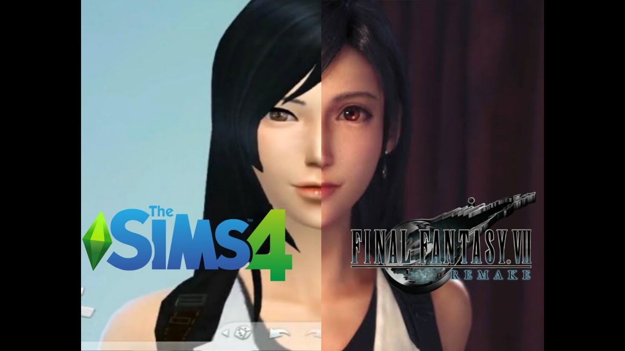 Tifa Lockhart Final Fantasy 7 Remake (Create a Sims) The Sims 4 - YouTube