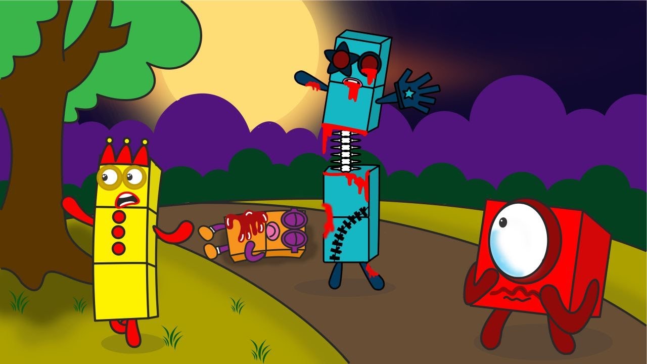 Oh, No Way! Numberblocks 2 dies from being devoured by zombie 5 ...