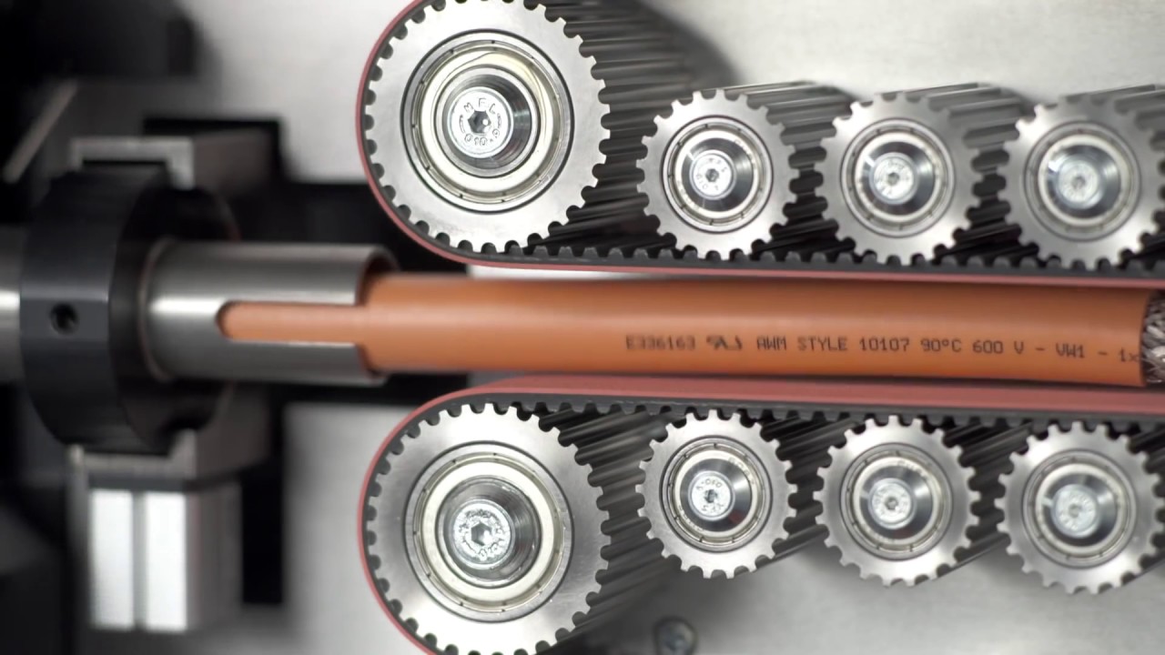 MegaStrip 9650 Automatic Cut & Strip Machine - YouTube