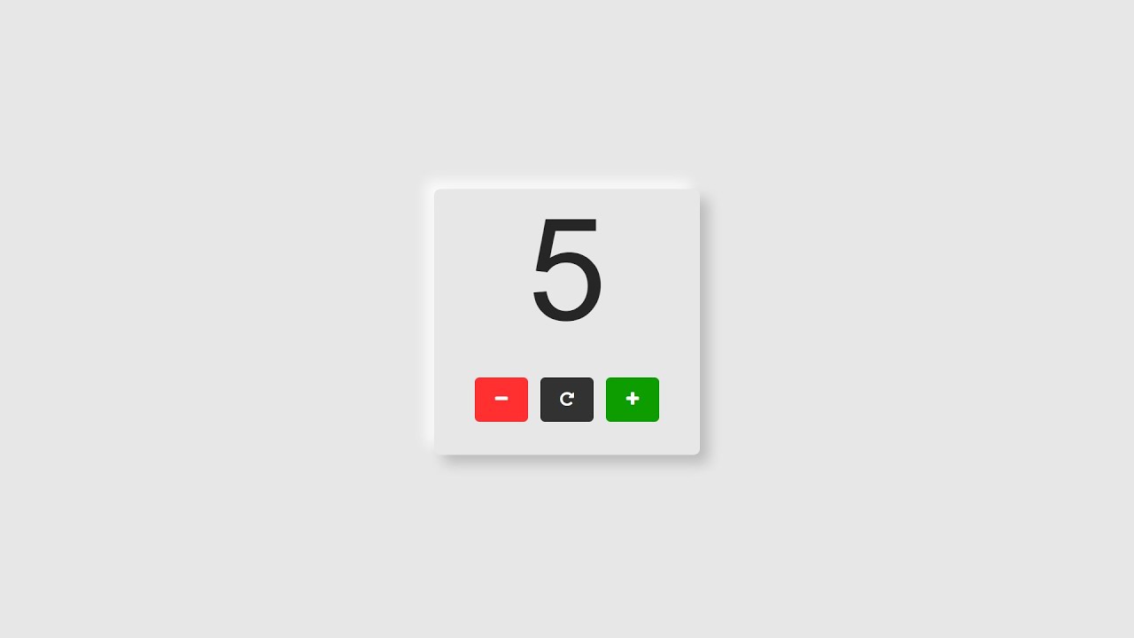 Counter Js Learning How To Make A Counter With Js YouTube Counter Js Learning How To Make A Counter With Js YouTube