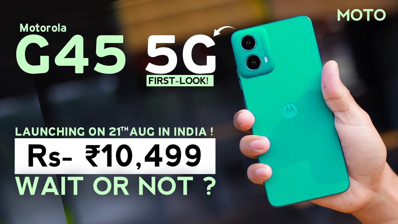 Motorola G45 5G- It's officially HERE! | Moto G45 Price In India ...