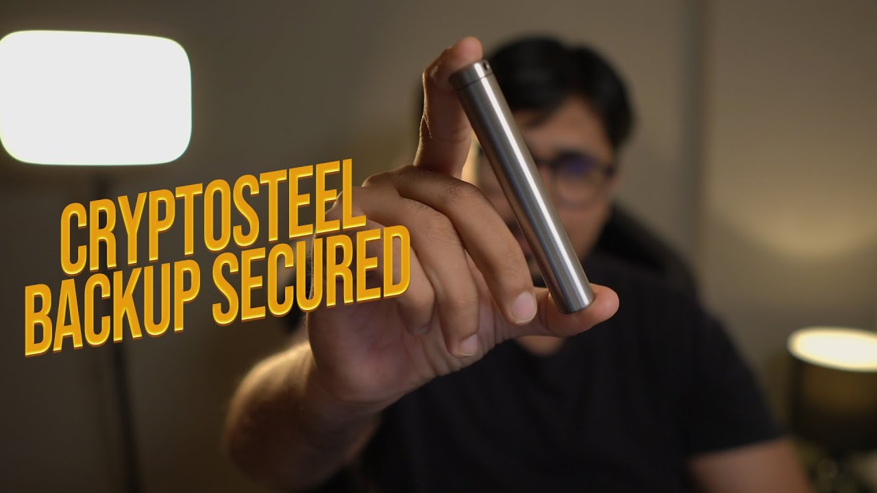 How to secure your seed phrase | Keep your Crypto Safe! CryptoSteel capsule unboxing - YouTube