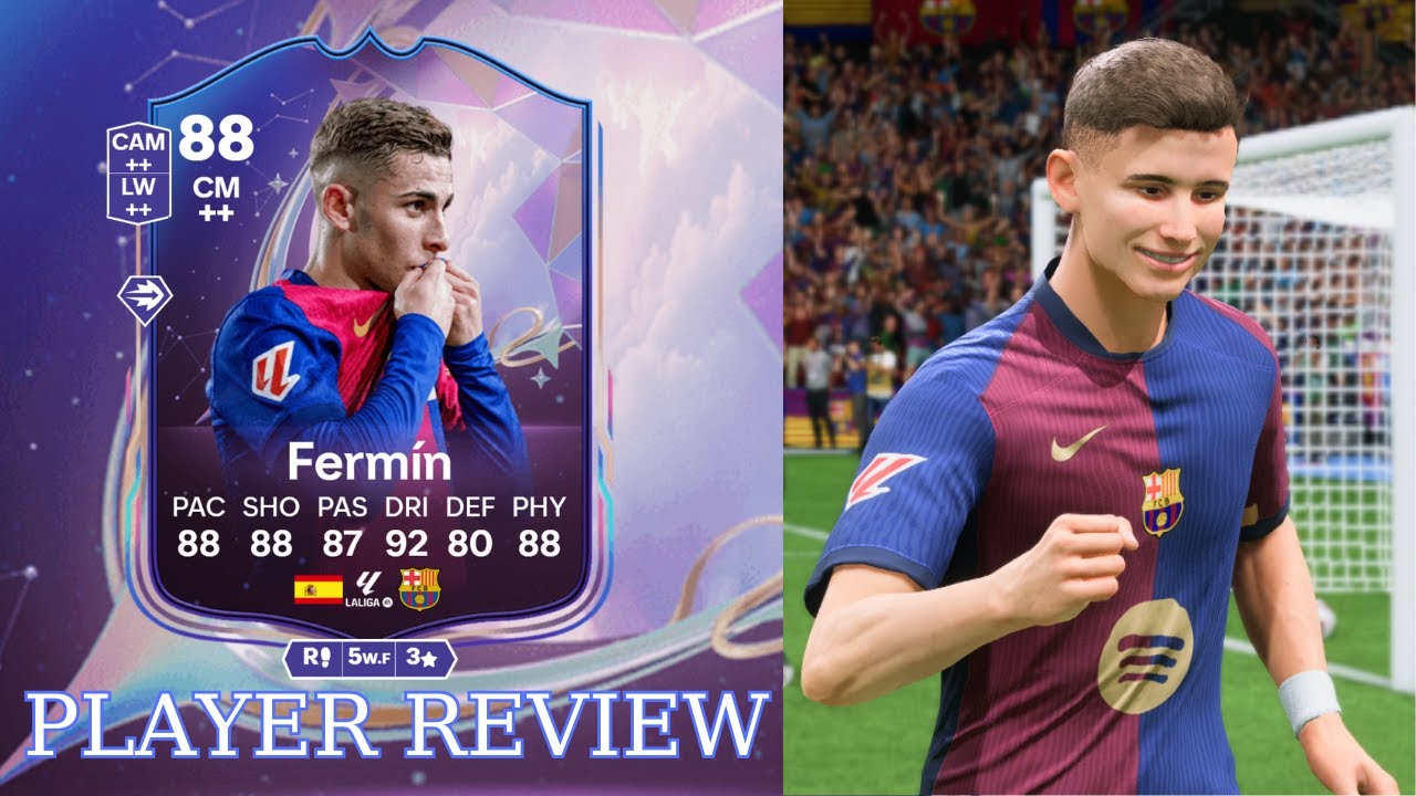 POTENTIAL UPGRADE!⬆️ 88 FANTASY FC Fermin PLAYER REVIEW - EA FC 25 ...