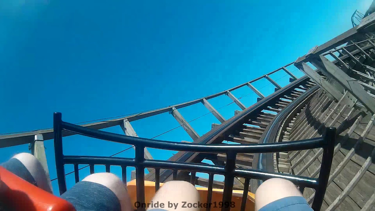 Troy - Wooden Coaster Onride Toverland 2018 - YouTube