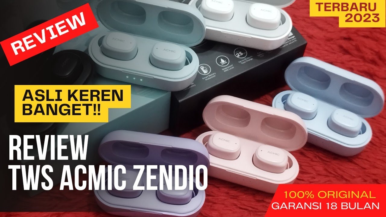 Review Tws Terbaru Dari ACMIC ZENDIO || Keren Banget - YouTube