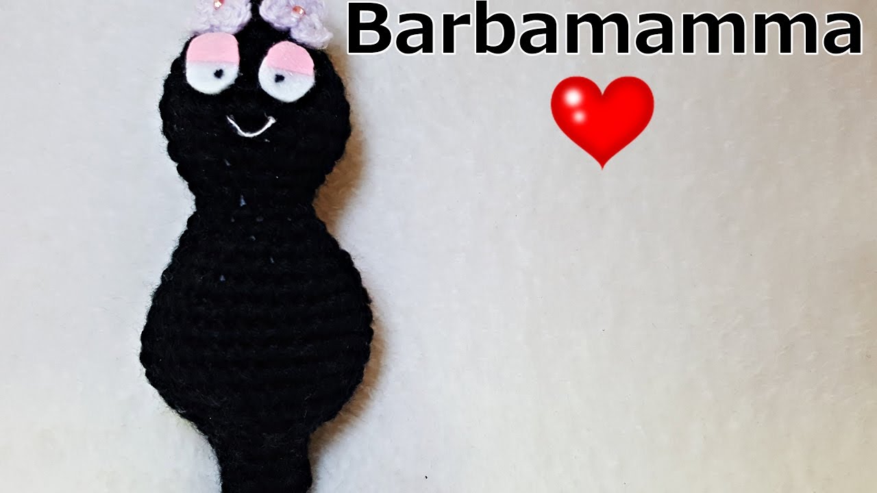 BARBAMAMMA amigurumi all'uncinetto - Progetto famiglia Barbapapà all ...
