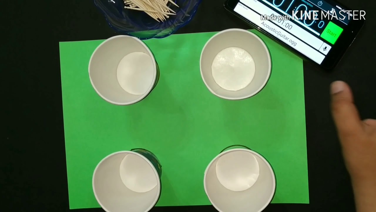 Balance toothpicks on cups | one minute game | kitty party games ...