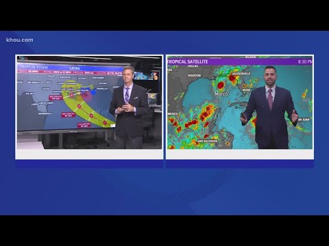 Marco weakens to tropical storm; Laura track shifts east as storm picks ...