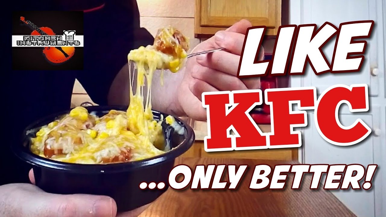 How to Make KFC's Famous Potato Bowl! (EASY KFC Potato Bowl Recipe ...