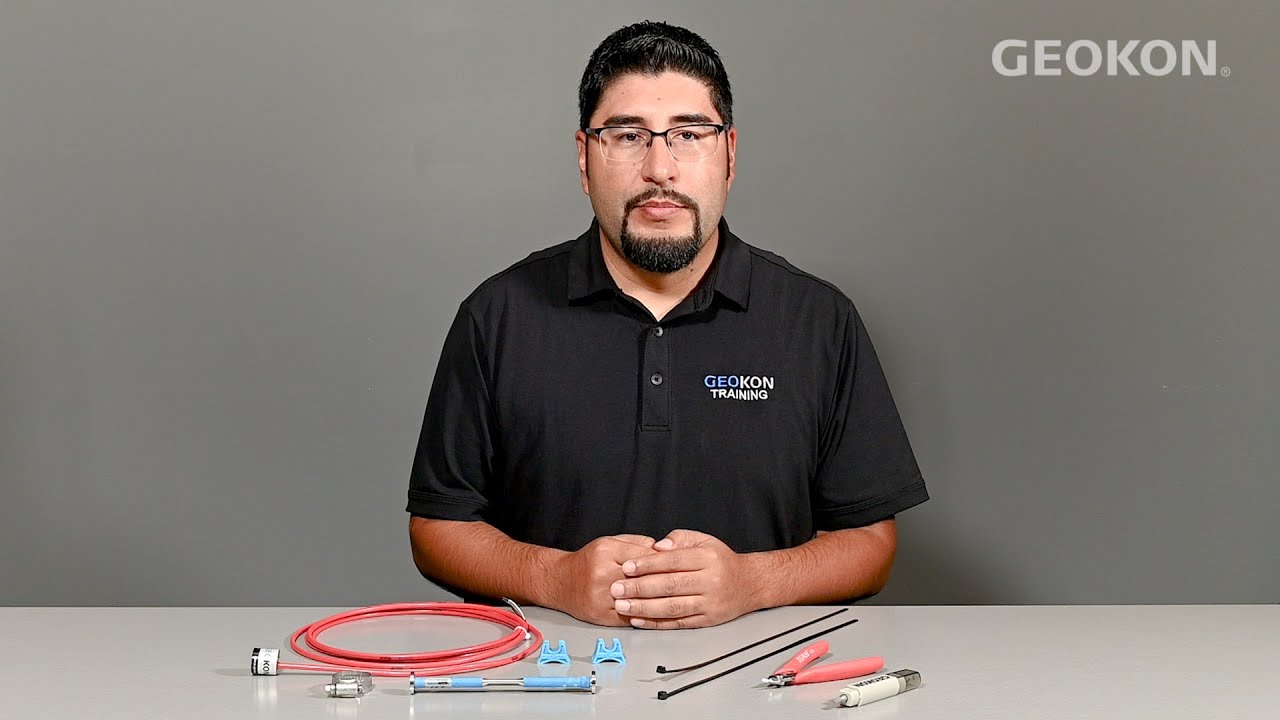 Model 4200 Embedment Strain Gauge Installation Process - YouTube