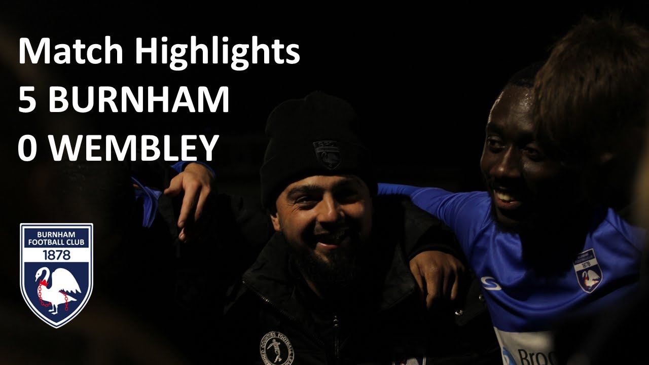 All the goals from Burnham’s 5-0 victory over Wembley at The 1878 ...