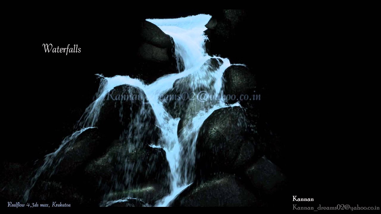 Realflow_3ds max_Krakatoa_WaterFalls..by--M.kannan.mov - YouTube