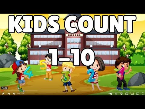 Math Magic: Counting 1-10"/Counting Adventure: 1-10"/counting kids song ...