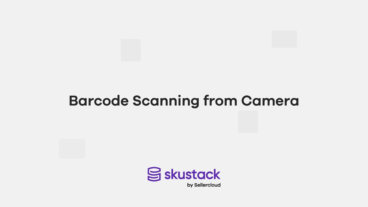Scan Order Barcodes With Your Phone Camera | Skustack Tutorial - YouTube