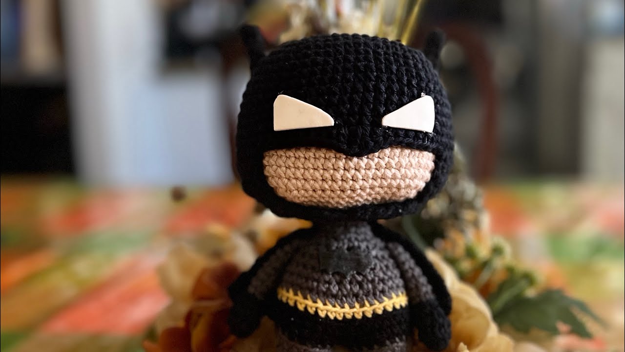 Crochet # video 2 Batman (mascara) - YouTube